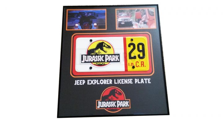 Jeep License Plate #29 from Jurassic Park - HeroProp.com