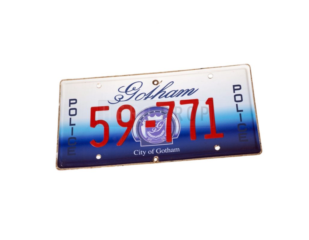 Batman Begins / SWAT Van License Plate - HeroProp.com