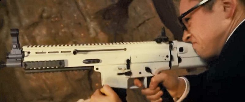 Kingsman: The Secret Service Eggsy's Screen Matched Sliced Rifle ...