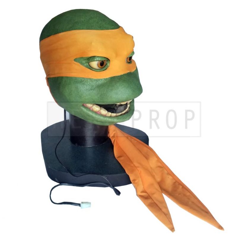 Ninja Turtles: The Next Mutation Hero Animatronic Michelangelo Head ...