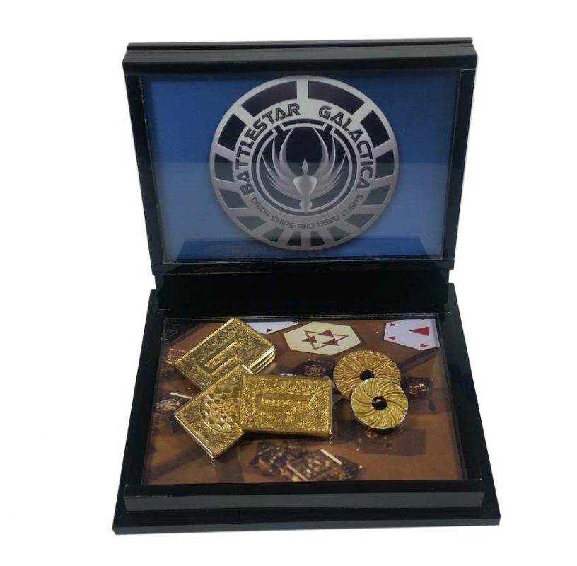 Battlestar Galactica Cubits and Chip Display - HeroProp.com