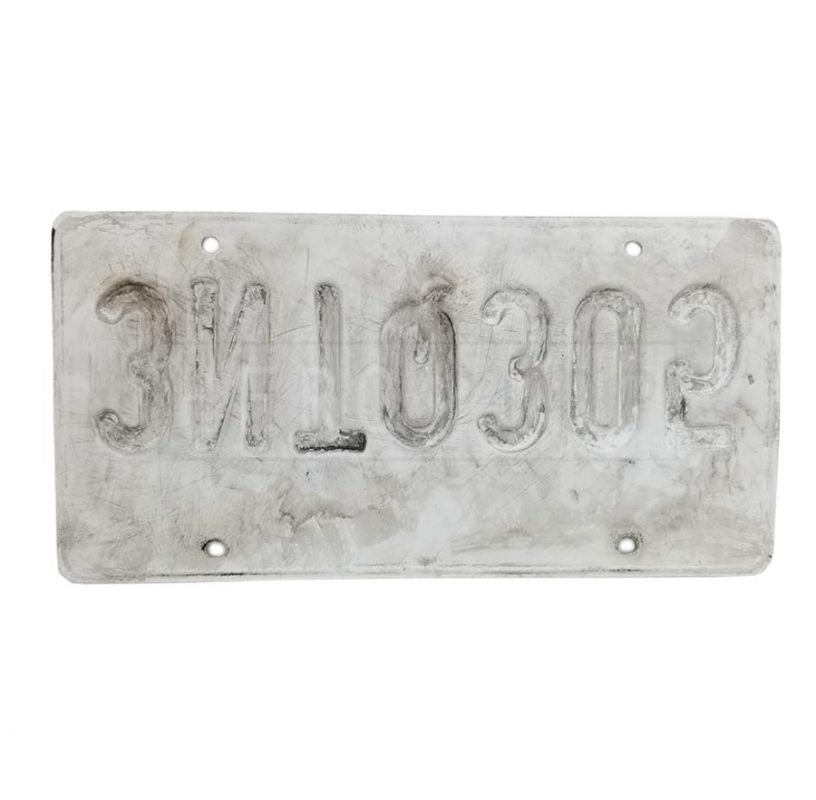 Paul Walker Production License Plate - The Fast and the Furious ...