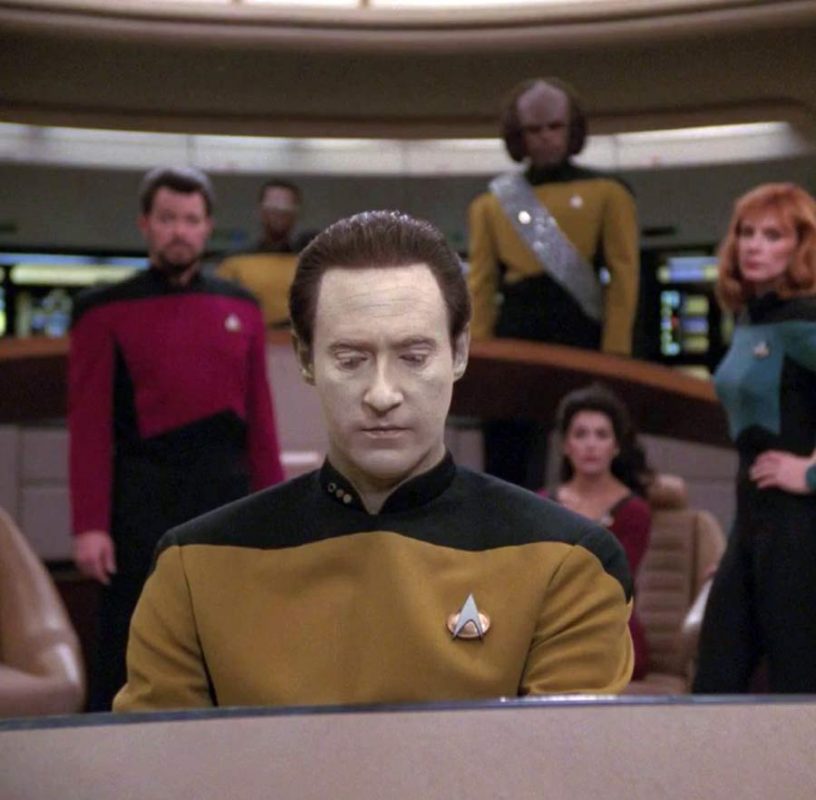 Brent Spiner "Data" Starfleet Uniform from Star Trek: The Next ...