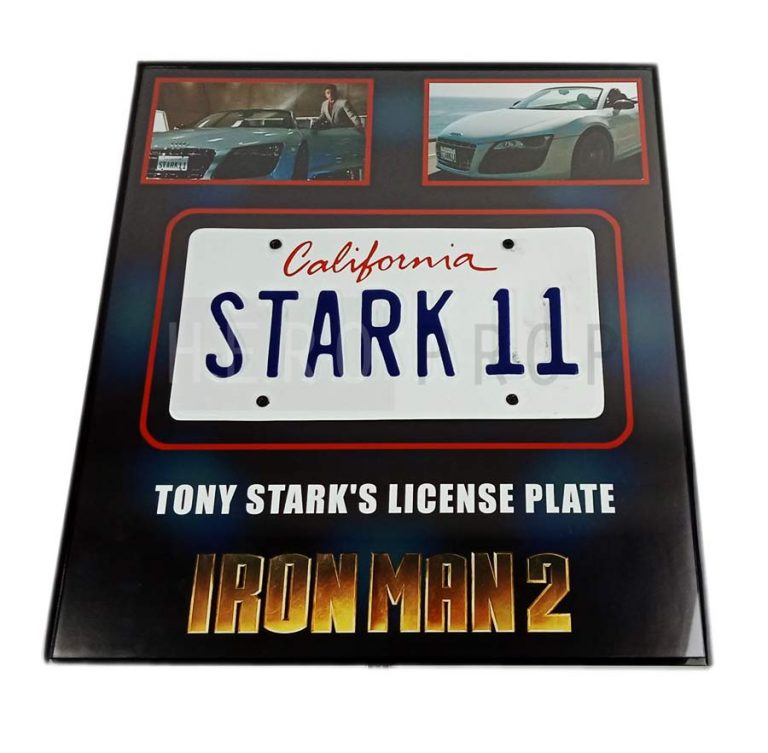 Iron Man 2 Tony Stark's (Robert Downey Jr.) "Stark 11" License Plate ...
