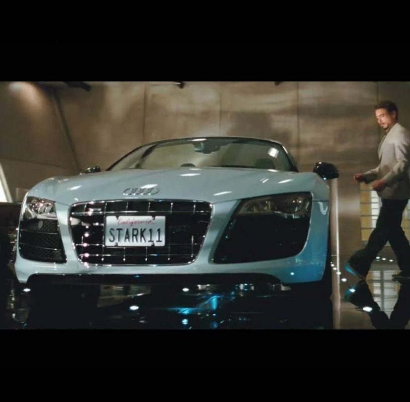 Iron Man 2 Tony Stark's (Robert Downey Jr.) "Stark 11" License Plate - HeroProp.com