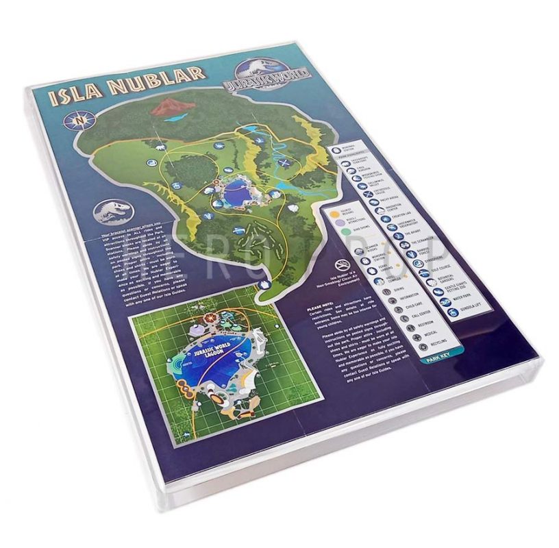 Jurassic World Visitor Map Brochure - HeroProp.com
