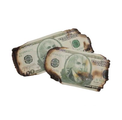 Batman: The Dark Knight Prop Burnt $100 Bills - HeroProp.com