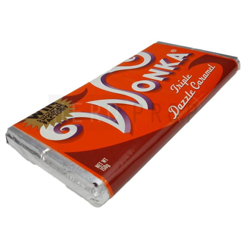 Triple Dazzle Caramel Wonka Bar - HeroProp.com Triple Dazzle Caramel Wonka Bar - HeroProp.com