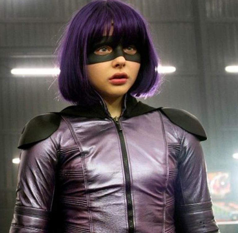 Kick-Ass 2 Hit Girl (Chloe Grace Moretz) Wig and Mask - HeroProp.com