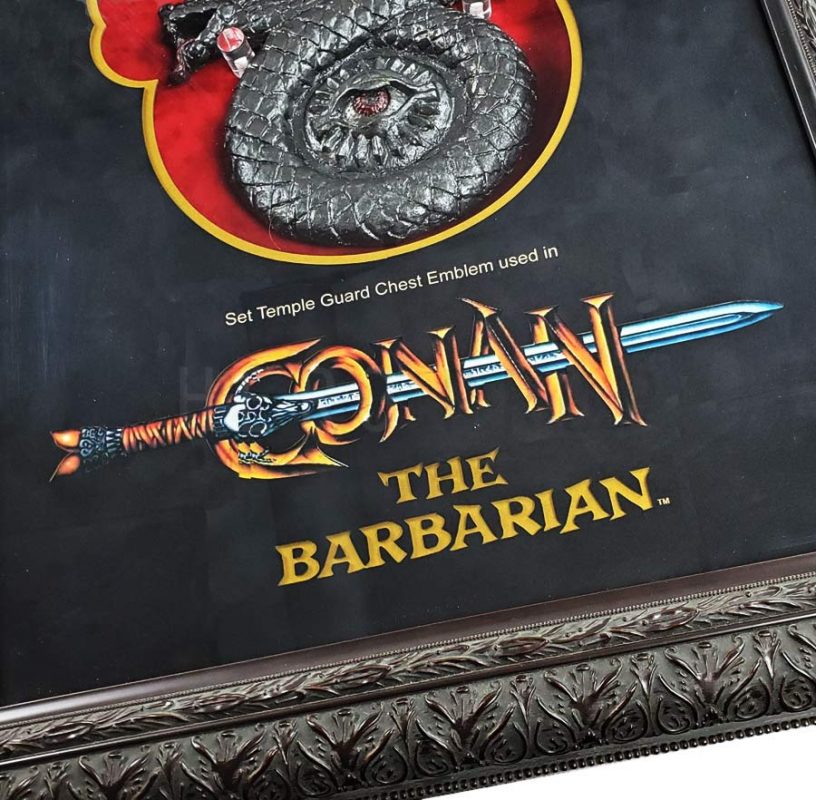 Conan The Barbarian Set Temple Guard Chest Emblem - HeroProp.com