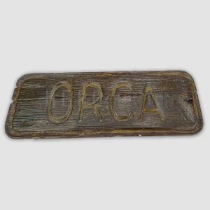 Jaws 2 “Orca” Prop Nameplate - HeroProp.com