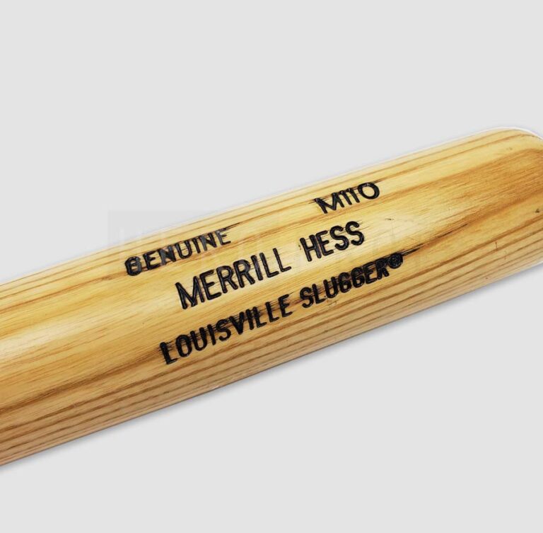 Signs Merrill Hess’ (Joaquin Phoenix) “Swing Away” Baseball Bat ...