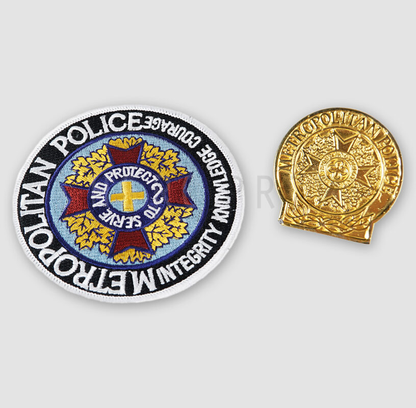 Police Academy - Metropolitan Police Patch & Badge - HeroProp.com
