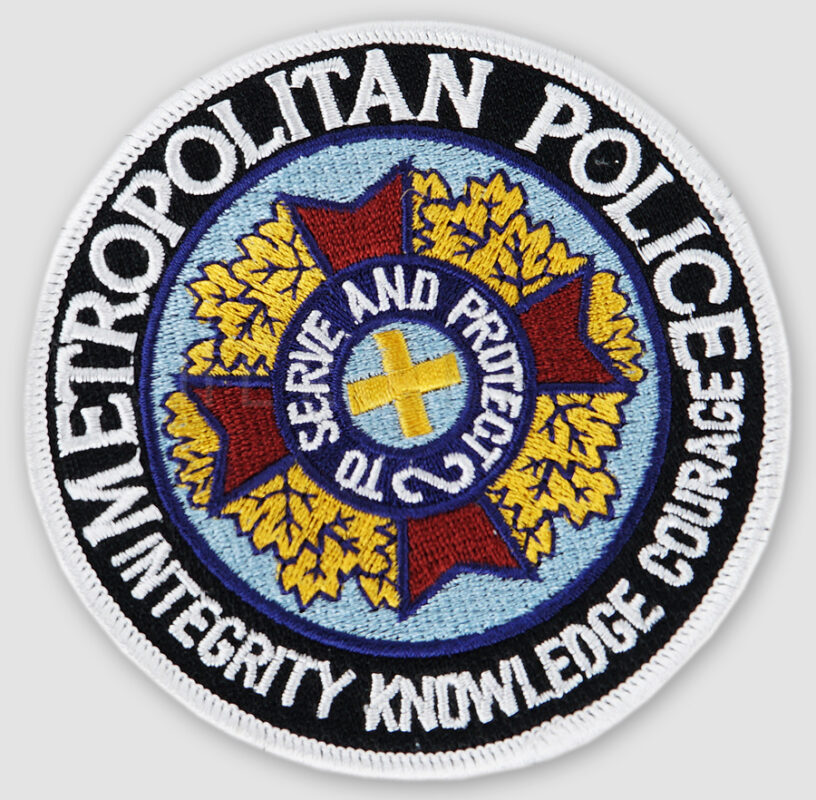 Police Academy - Metropolitan Police Patch & Badge - HeroProp.com