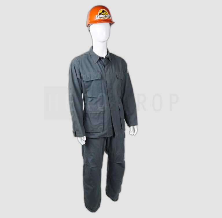 Jurassic Park - 'Dinosaur Handler' Uniform and Hardhat - HeroProp.com