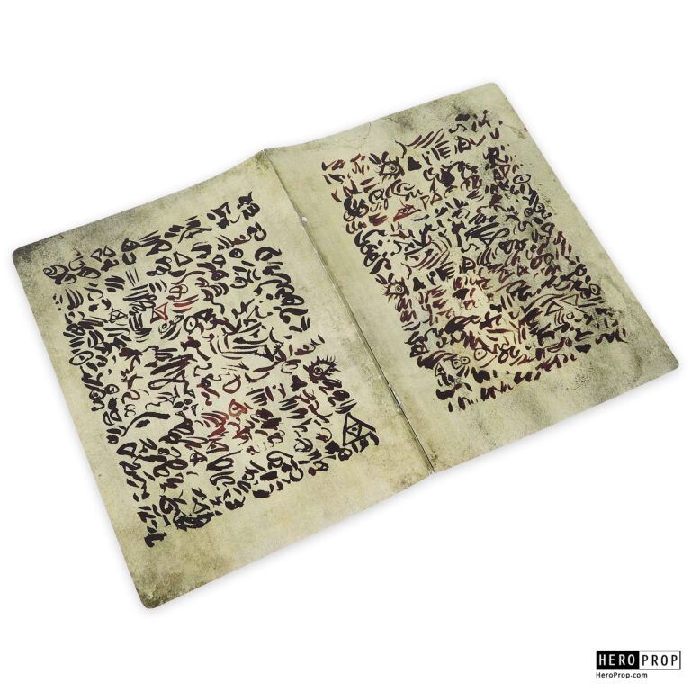 Ash vs Evil Dead – Necronomicon Prop Book of the Dead Page – HeroProp.com