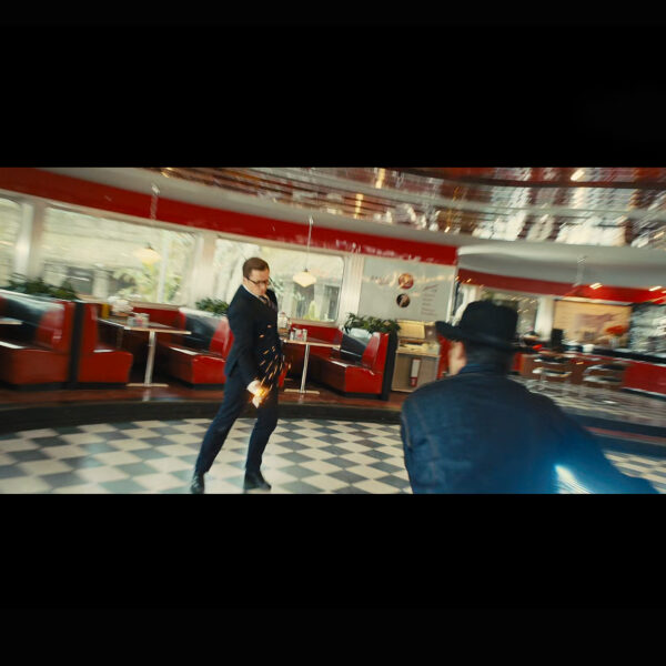 Kingsman: The Golden Circle (2017) - Gun Cut in Half From Laser Lasso ...