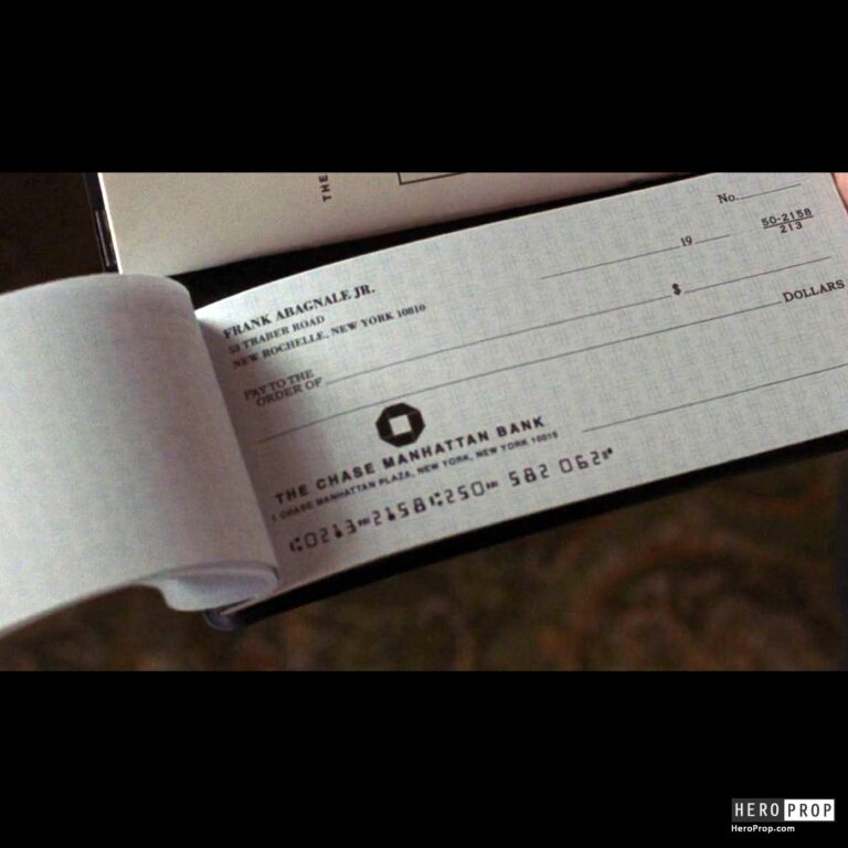 Catch Me If You Can - Frank Abagnale Jr’s (Leonardo DiCaprio) Check ...