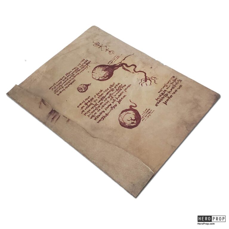 Ash vs Evil Dead - Necronomicon Prop Book of the Dead Page - HeroProp.com