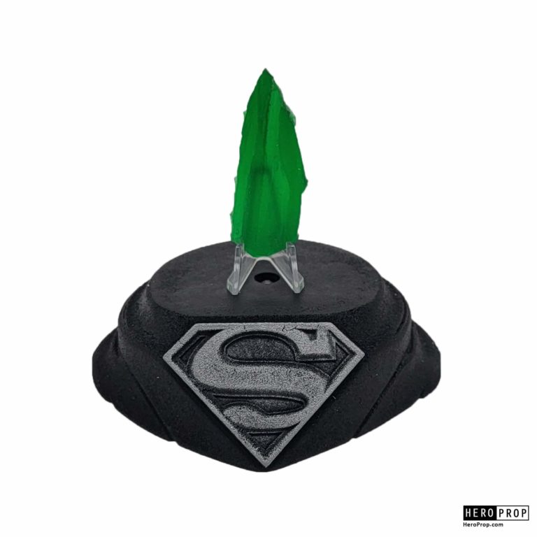 Superman Returns Shard of Kryptonite and Stand - HeroProp.com