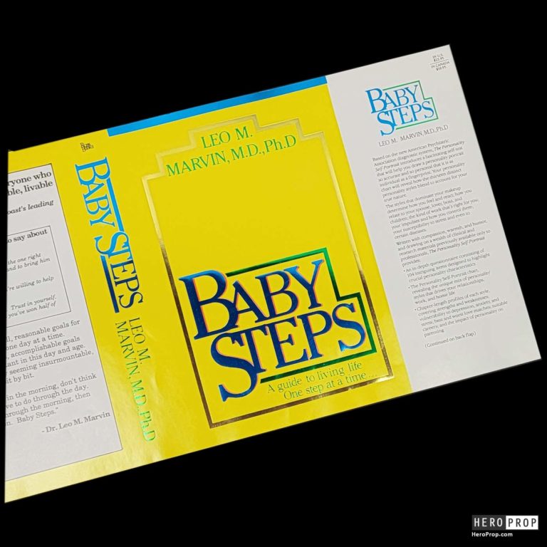 What About Bob - Baby Steps Production Book Cover - HeroProp.com