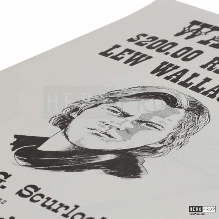 Young Guns II – Doc Scurlock (Kiefer Sutherland) Wanted Poster ...