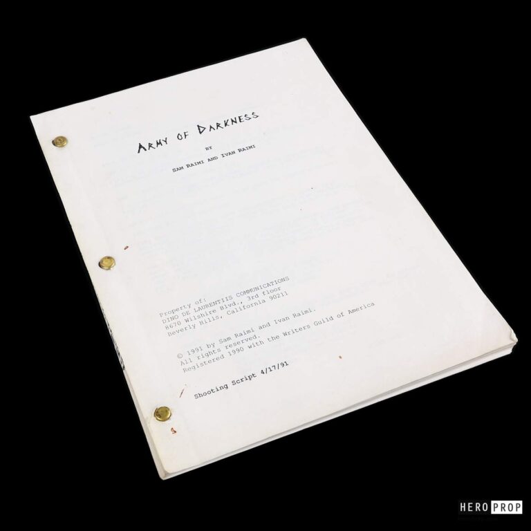 Army of Darkness (1992) - Shooting Script - HeroProp.com