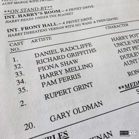 Harry Potter & The-Prisoner of Azkaban Production Call Sheet – HeroProp.com