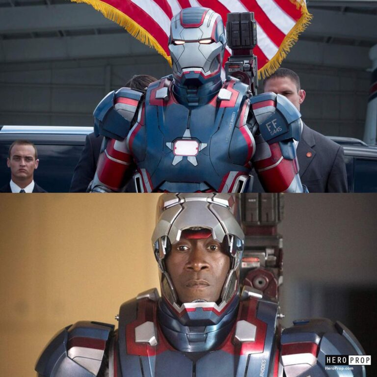 Iron Man 3: Don Cheadle “Iron Patriot” Paint Test Helmet Faceplate ...