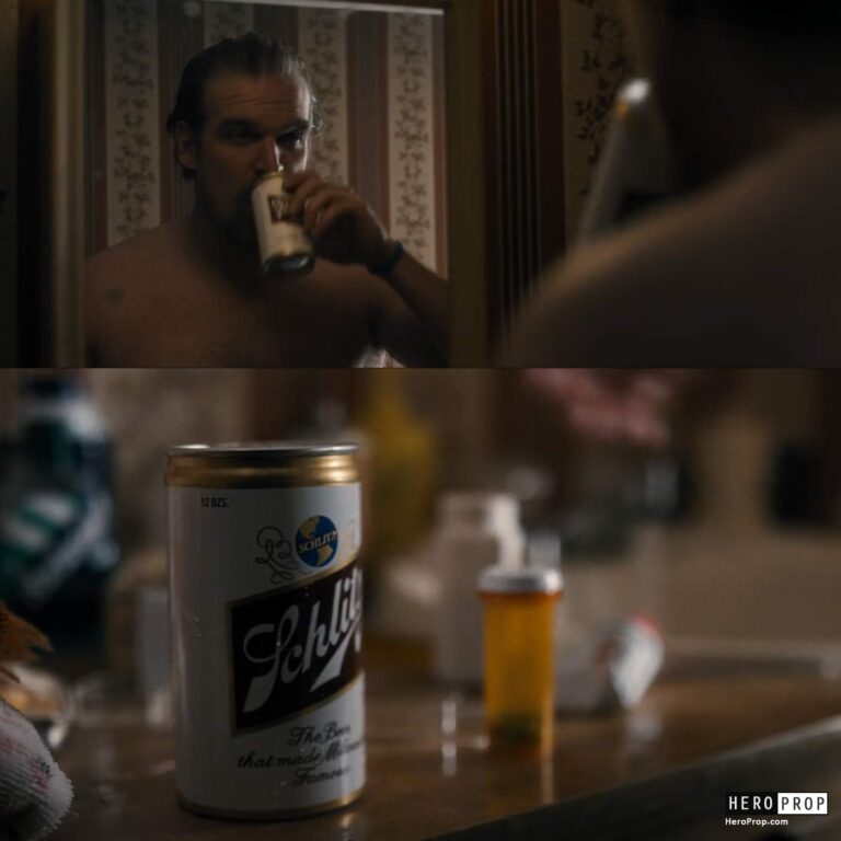 Stranger Things – Jim Hopper (David Harbour) Schiltz Beer – HeroProp.com