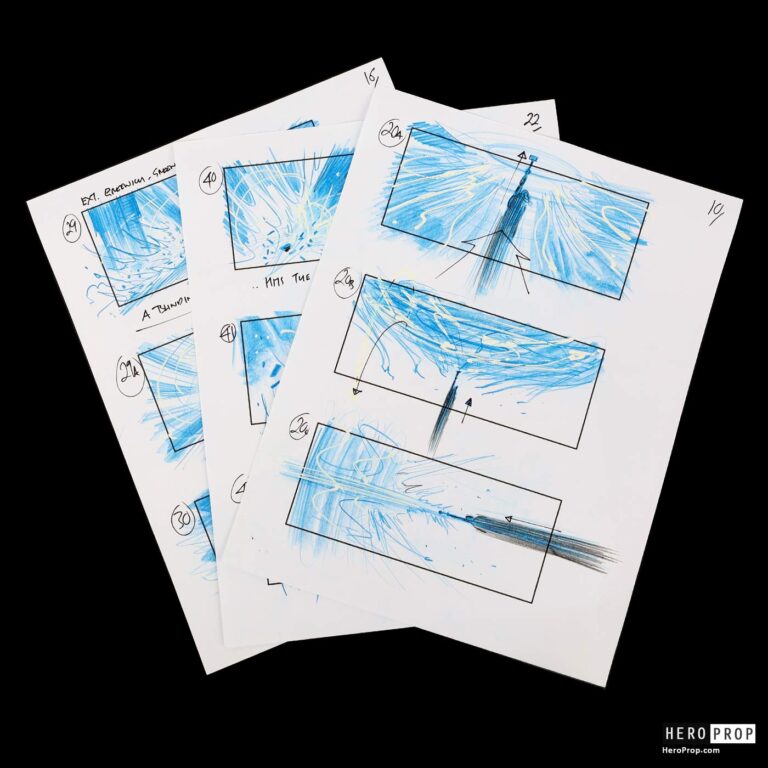 Thor: The Dark World - Hand Drawn Storyboards - HeroProp.com