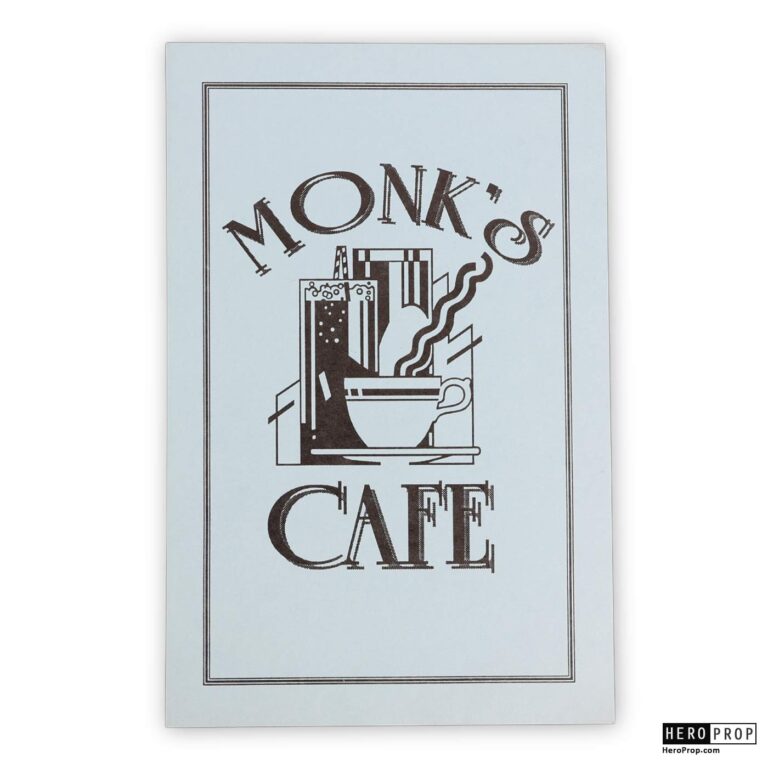 Seinfeld Monks Cafe Menu Insert