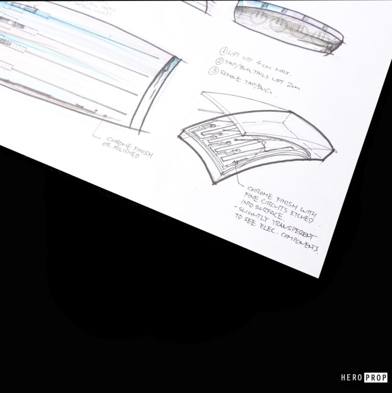 The Matrix (1999) - Original Agent Bug Concept Illustration - HeroProp.com