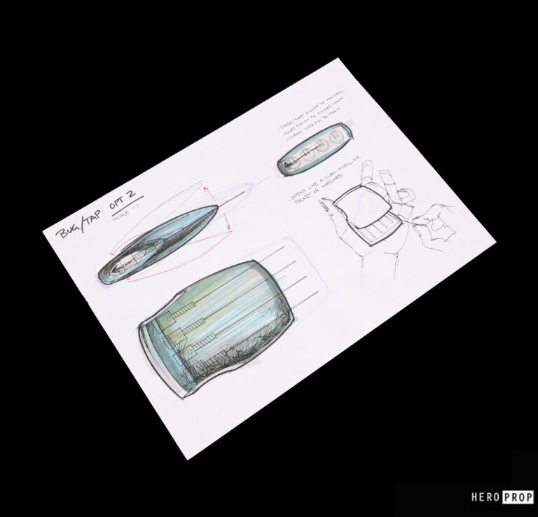 The Matrix (1999) - Agent "Bug Tap" Concept Illustration - HeroProp.com