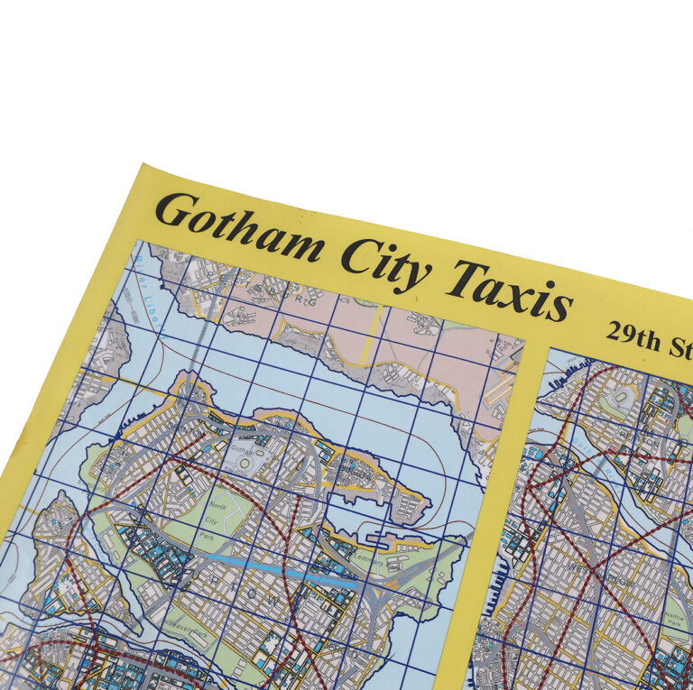 The Dark Knight (2008) - Gotham Taxi Cab Insert - HeroProp.com