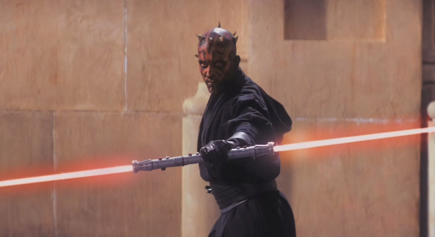 Star Wars: The Phantom Menace (1999) – Darth Maul Fighting (Double ...