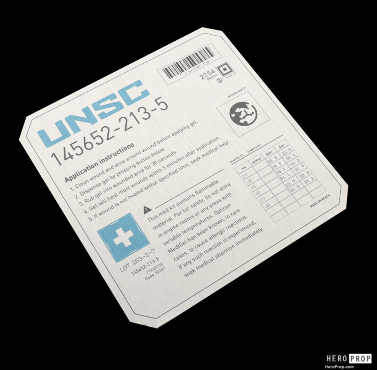 Halo (2022) - UNSC Med Kit Sign
