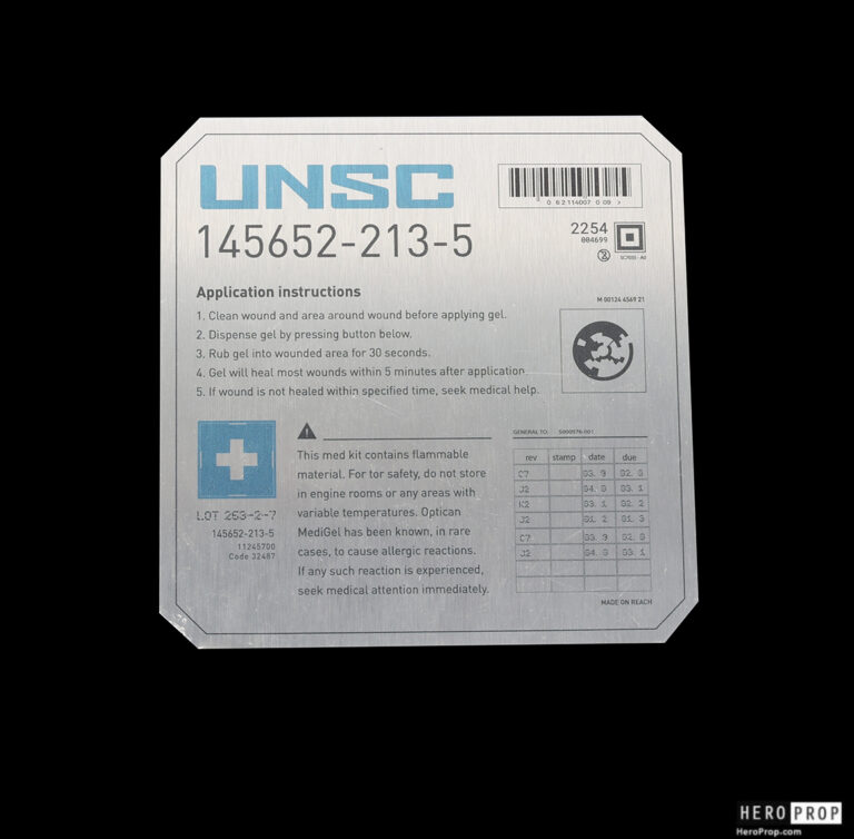 Halo (2022) - UNSC Med Kit Sign